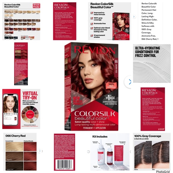 Revlon | Hair | Revlon Colorsilk Cherry Red Beautiful Color Hair Dye ...